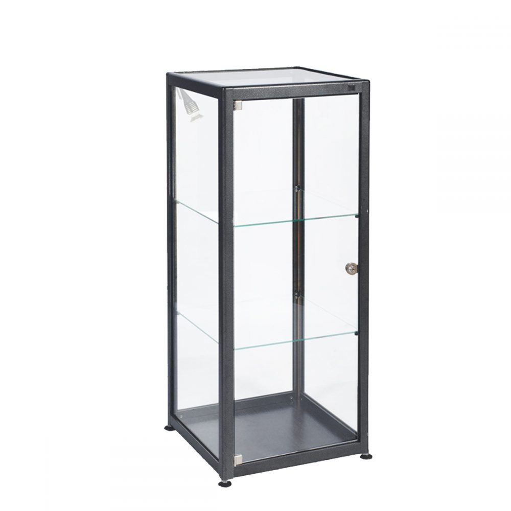 VITRINE MINI COLONNE NOIR - INTERNATION MODULING