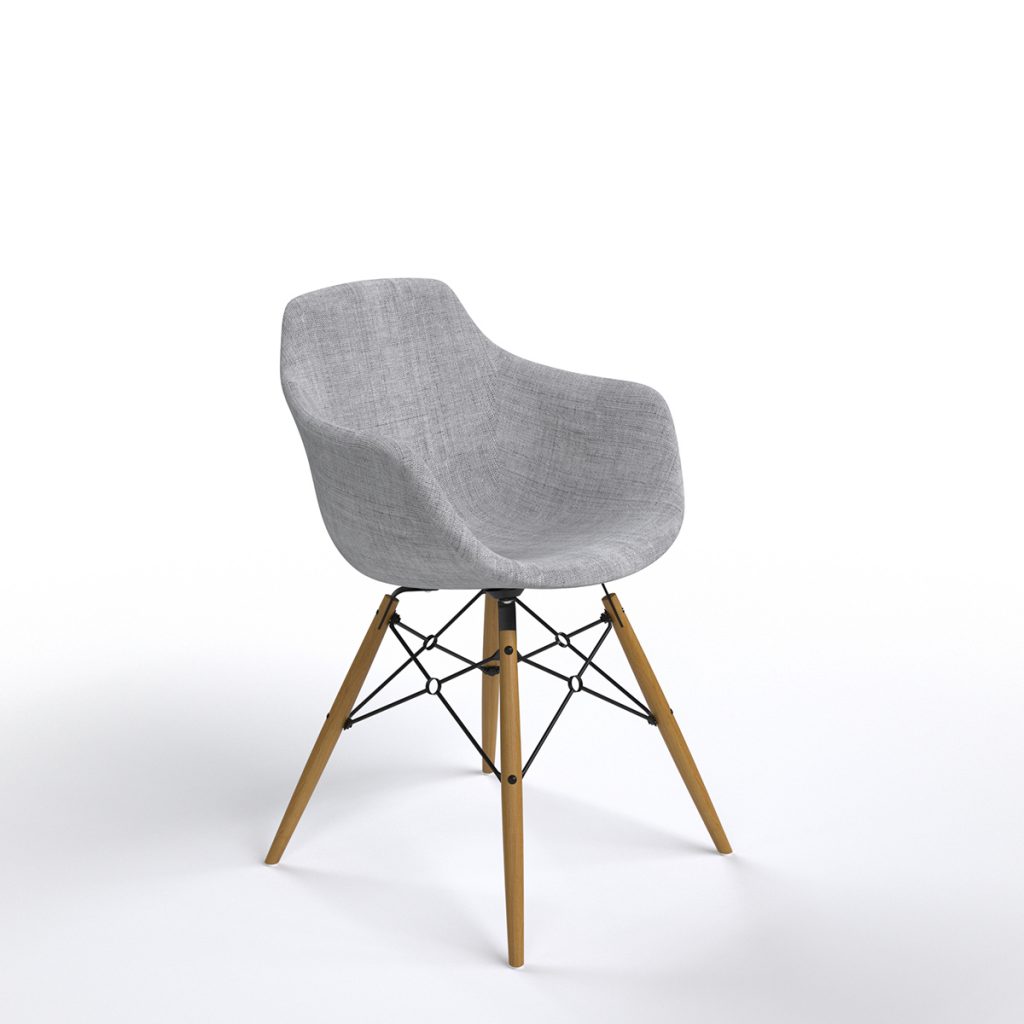 CHAISE COSY GRISE - INTERNATION MODULING