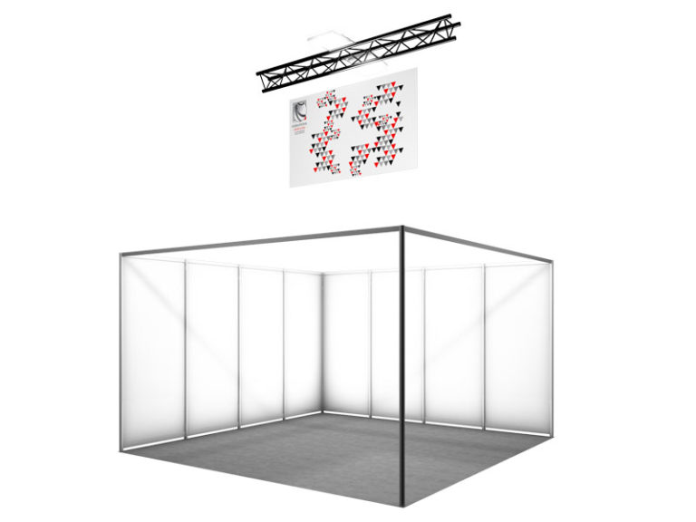 SIGNALÉTIQUE SUSPENDUE DROITE - INTERNATION MODULING